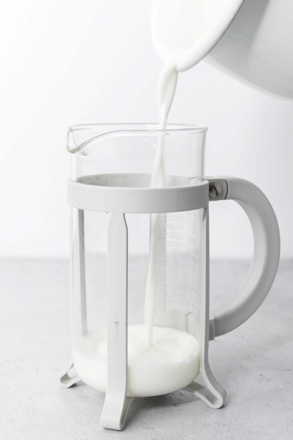 How to Froth Milk for Lattes in a French Press - Coffee at Three